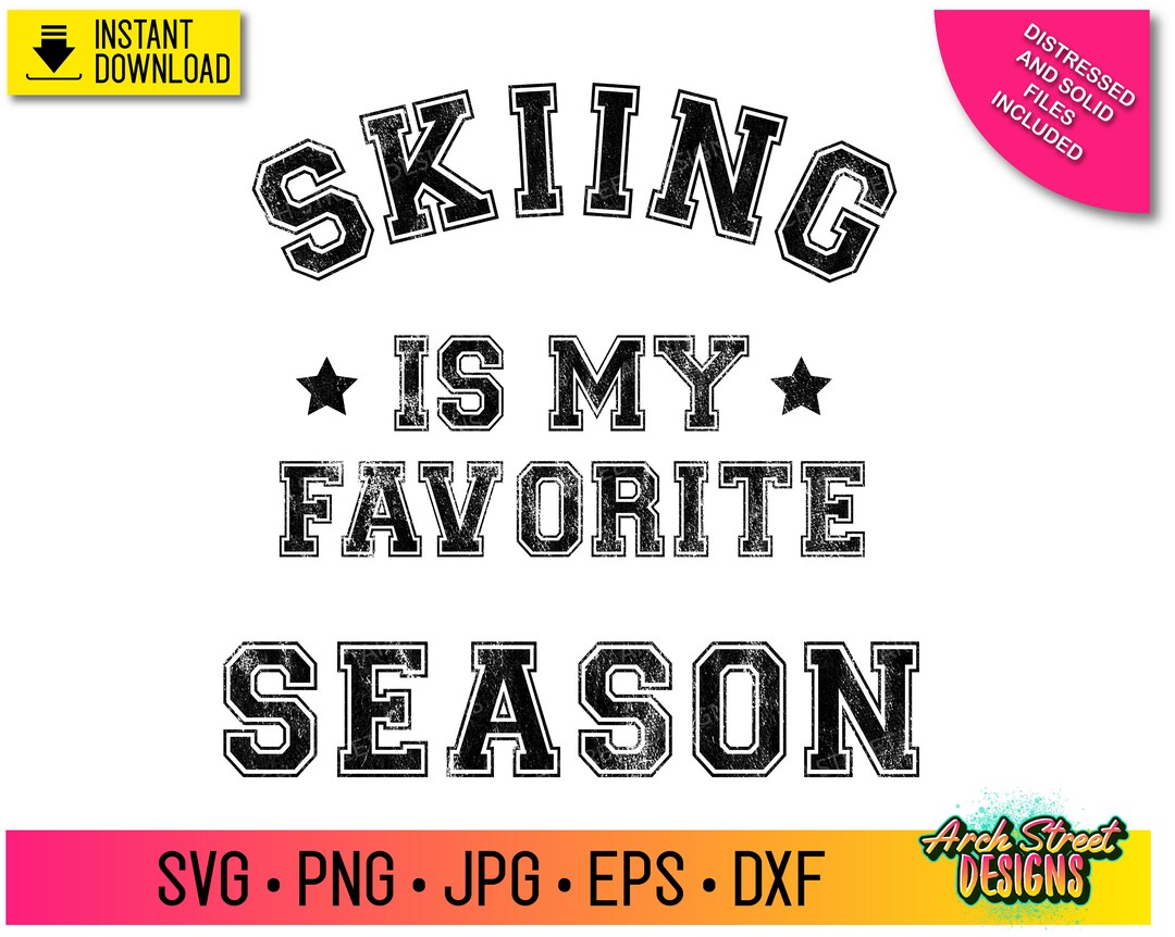 Skiing SVG, Svg Files for Cricut, Digital Download, Dxf Files, for ...