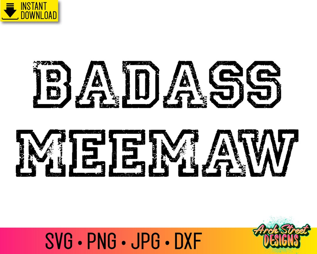 Meemaw SVG, Grandma Gift, Digital Download Sublimation, - Etsy