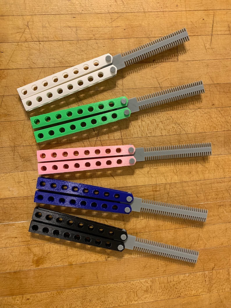 Balisong Butterfly Knife Comb | Etsy