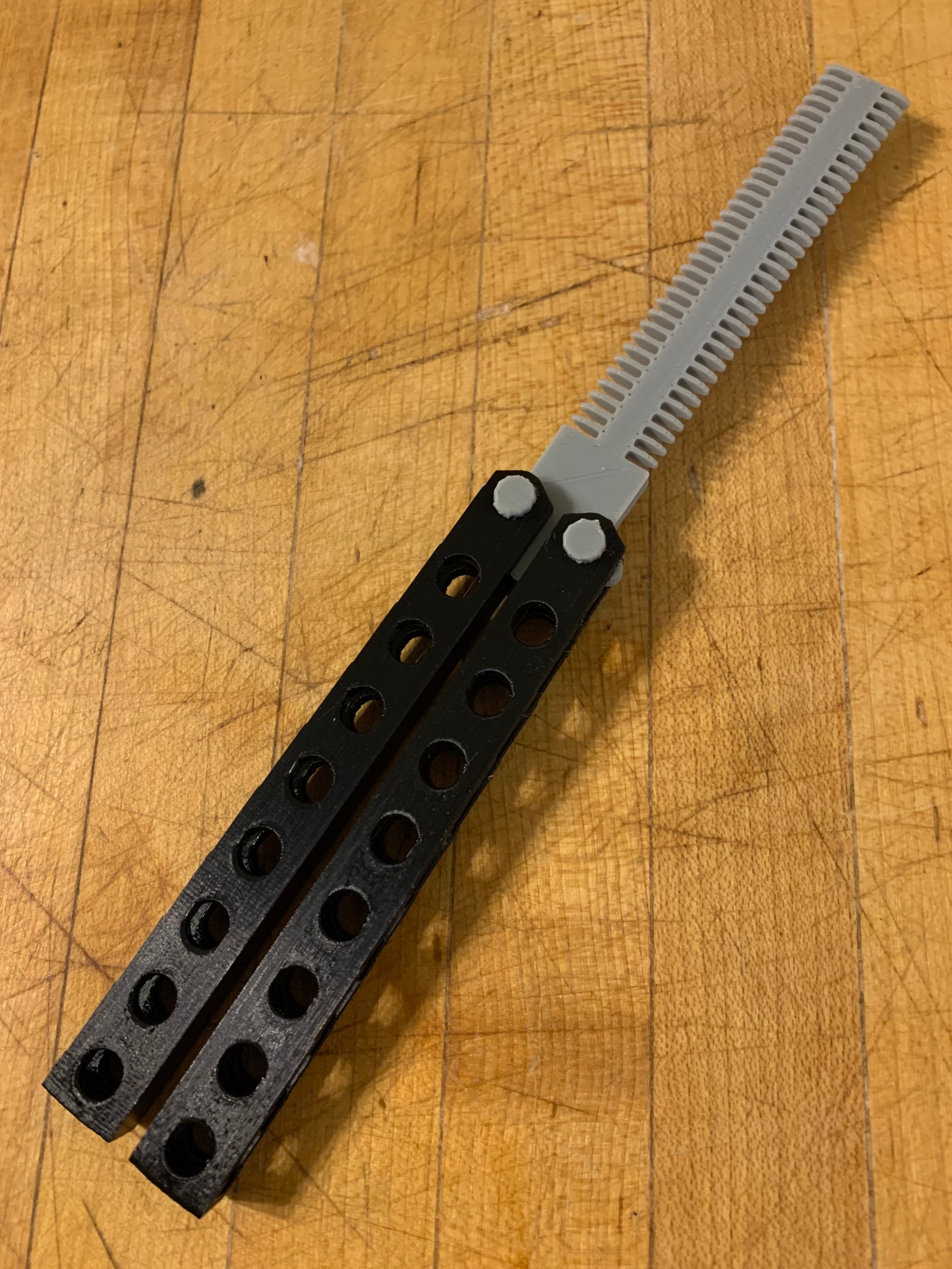 Balisong Butterfly Knife Comb | Etsy