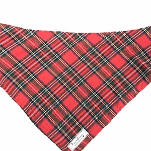 Dog Bandana Bib Plaid Neckerchief Giant Newfoundland Newfie Newfy ...