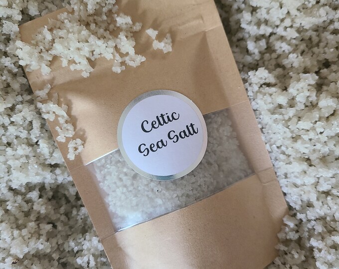100% Pure Celtic Sea Salt 1 Oz - Etsy