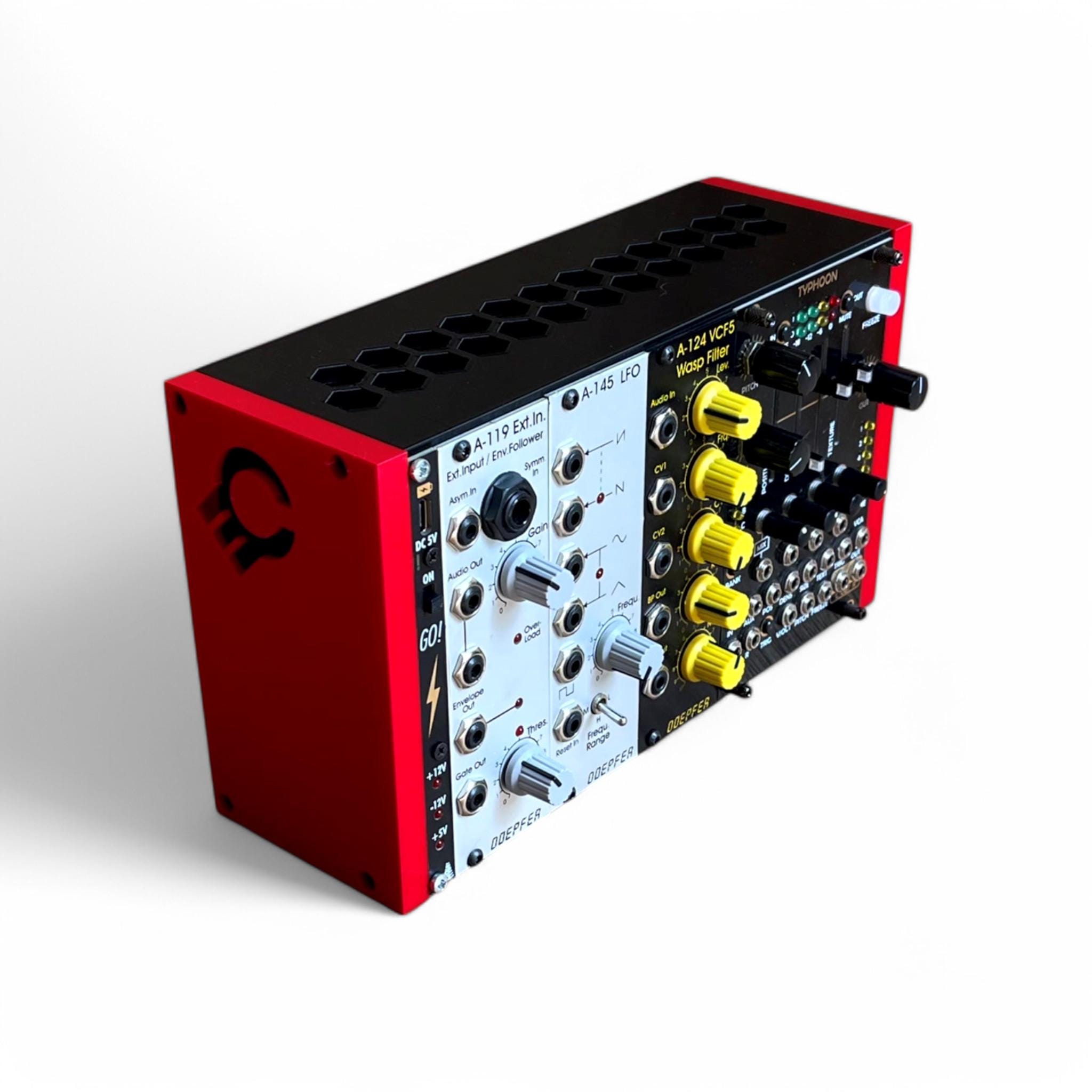 42HP 3U Eurorack Case | 3D Printed Modular Synth Skiff | Cold Earth ...