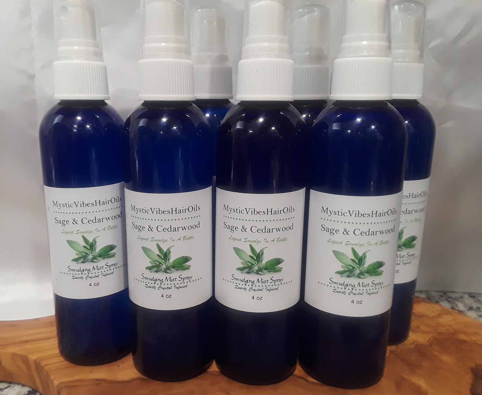 Smudging White Sage & Cedarwood, Liquid Spray (sage Liquid) Spiritual ...