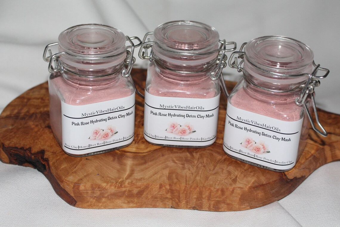 Rose Powder Face Mask hydrating, Firming Facial Clay - Etsy