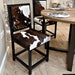 Genuine Cowhide Dining Chair, Kitchen Chairs, Accent Chair Set, Dining ...