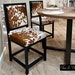 Genuine Cowhide Dining Chair, Kitchen Chairs, Accent Chair Set, Dining ...