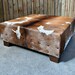 Genuine Cowhide Ottoman - Handmade With a Hide of Your Choice - FREE ...