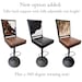 Cowhide Bar Stool | Cowhide Counter Stool With Backs (priced per Stool ...