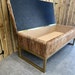 The Liberty Cowhide and Steel Storage Ottoman / Storage Chest Handmade ...