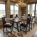 Genuine Cowhide Dining Chair, Kitchen Chairs, Accent Chair Set, Dining ...