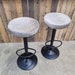 Cowhide Bar Stools / Counter Stools Adjustable Height - Etsy