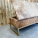 The Liberty Cowhide and Steel Storage Ottoman / Storage Chest Handmade ...