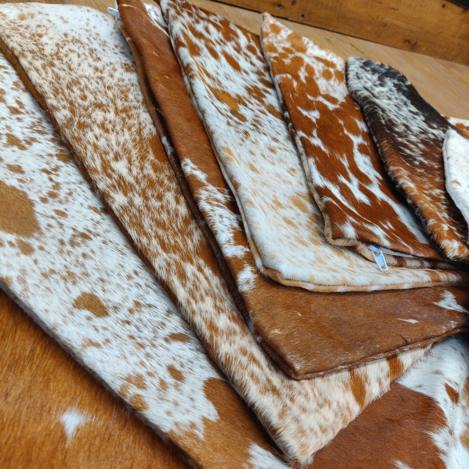 BESPOKE - Made to Order - Genuine Quality Cowhide Cushion Covers ...