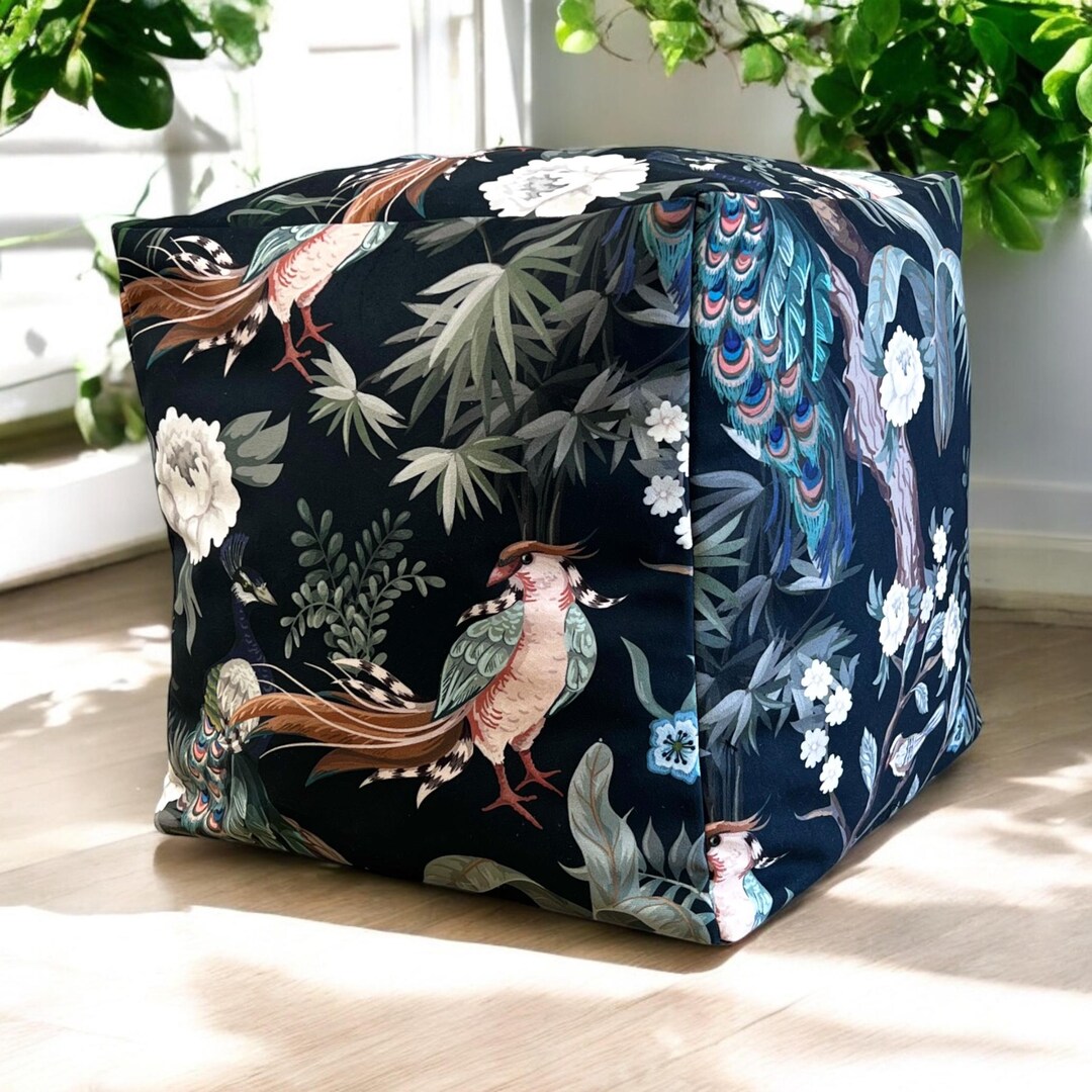 Handmade Printed Velour Velvet Bean Bag Cubes – Choose From 3 Patterns ...