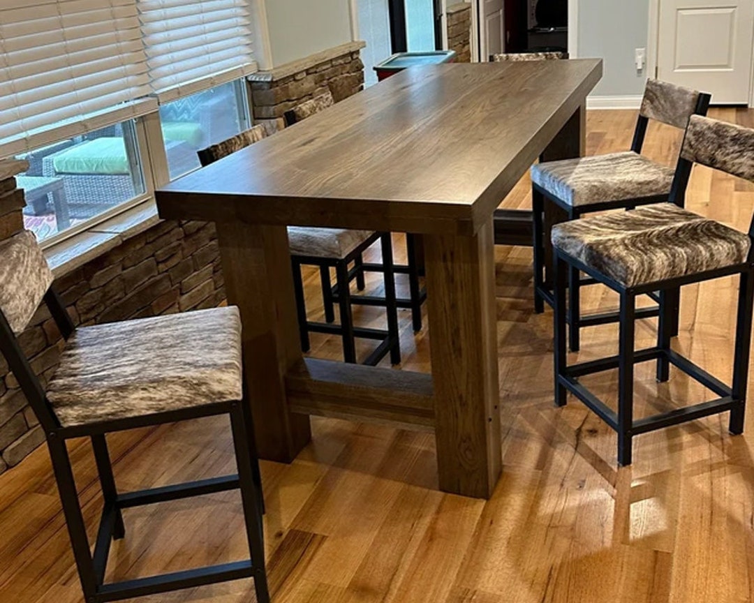 Cowhide Bar Stool | Cowhide Counter Stool With Backs (priced per Stool ...