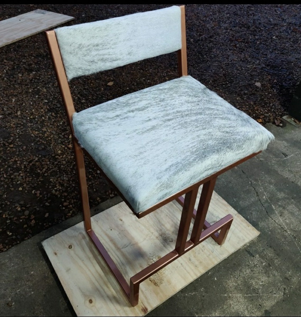 Genuine Cowhide Bar Stools/ Bar Chairs XL King Size With - Etsy