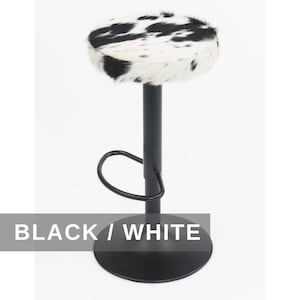 Cowhide Bar Stools / Counter Stools - Adjustable Height - Custom Made ...