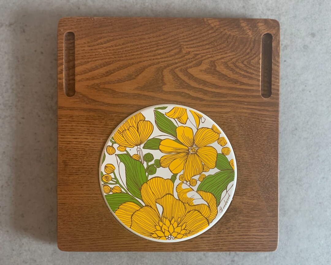 Vintage Cheese Board 1970s Japanese Appetizer Tray - Etsy