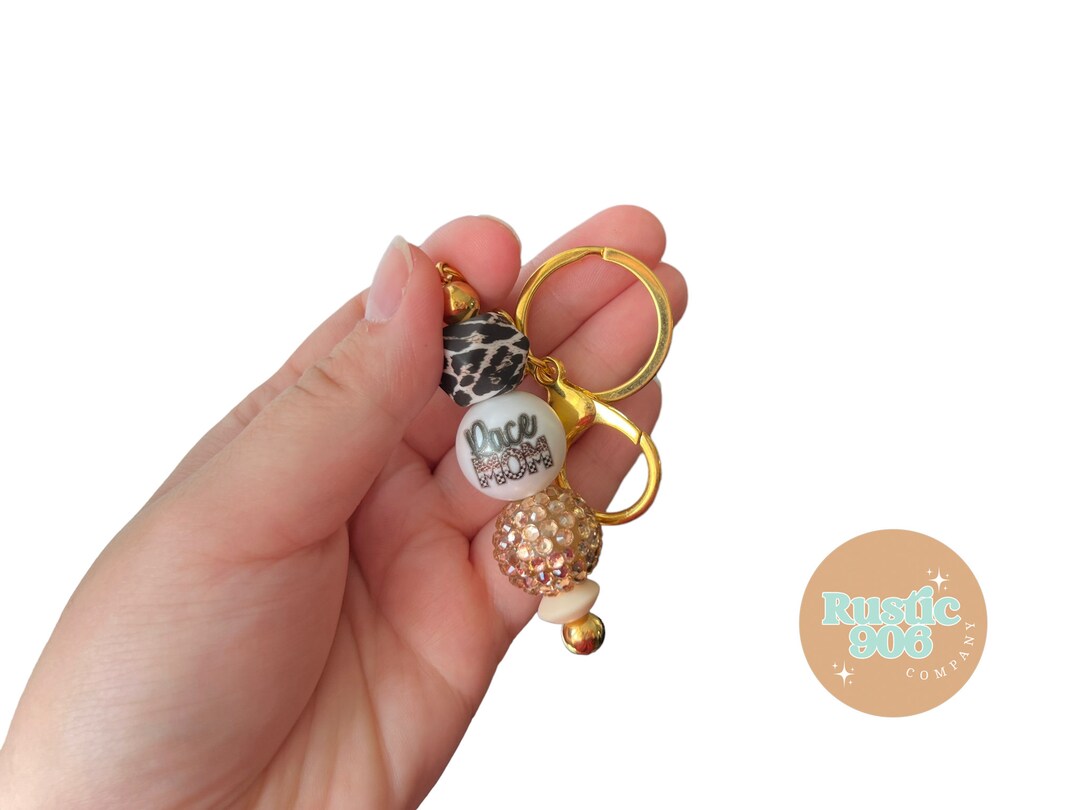 Race Mom Racing Keychain Race Track Keychain Gift to Mom - Etsy