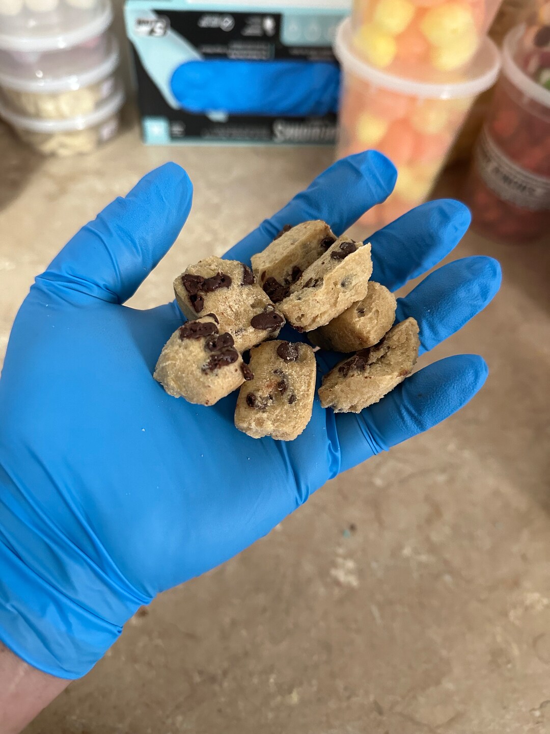 Freeze Dried Cookie Dough Snack Safe to Eat Crunchy Candy - Etsy