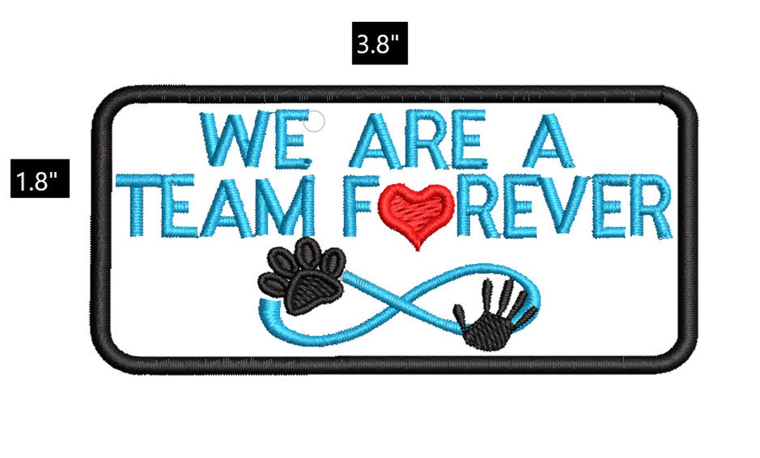 Working Dog Team Forever Patches - Etsy
