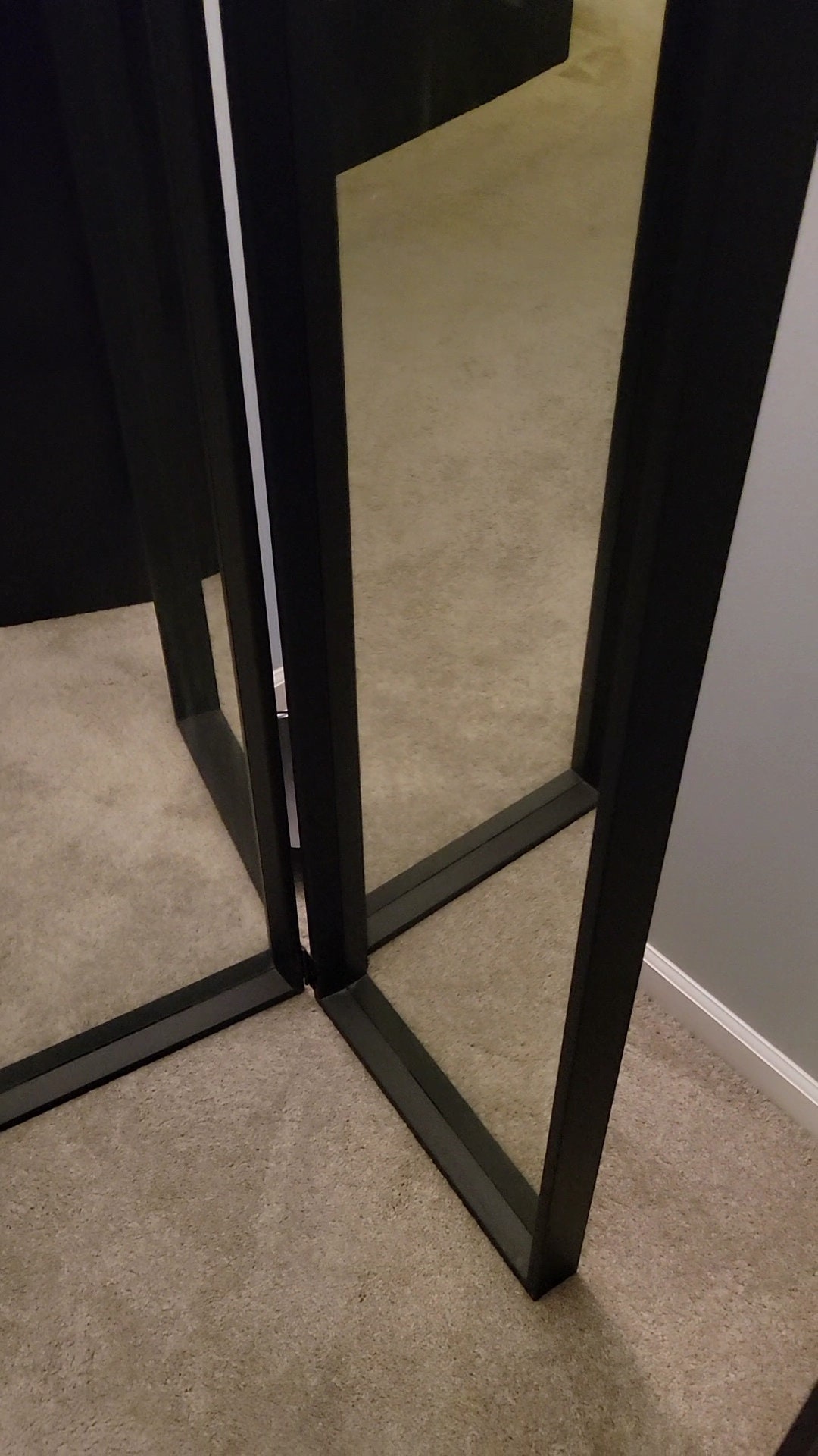 Trifold Floor Mirror - Etsy