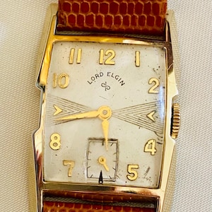Vintange Lord Elgin Watch. Circa 1950 - Etsy UK