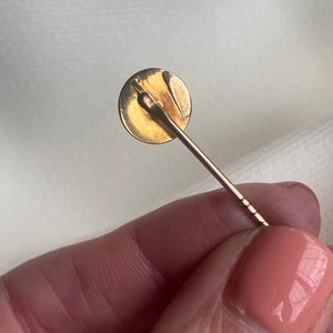 Antique 15ct Gold Diamond Stick Pin - Etsy