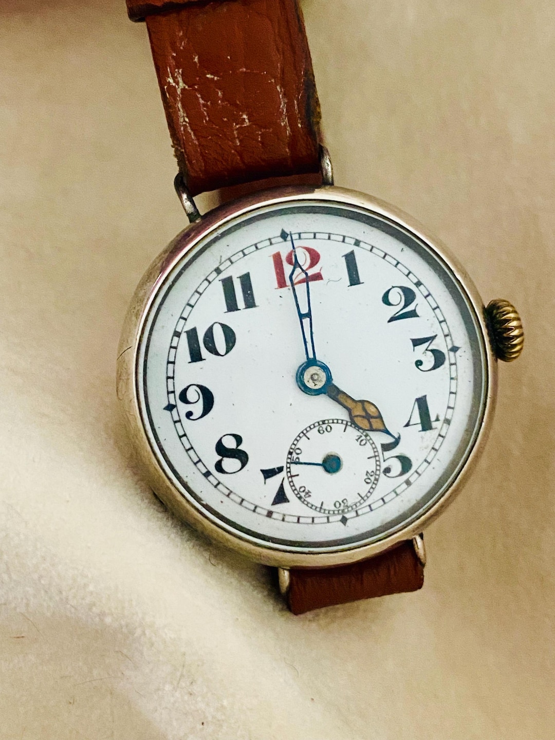 WW1 Silver Officers Trench Watch 1918 - Etsy