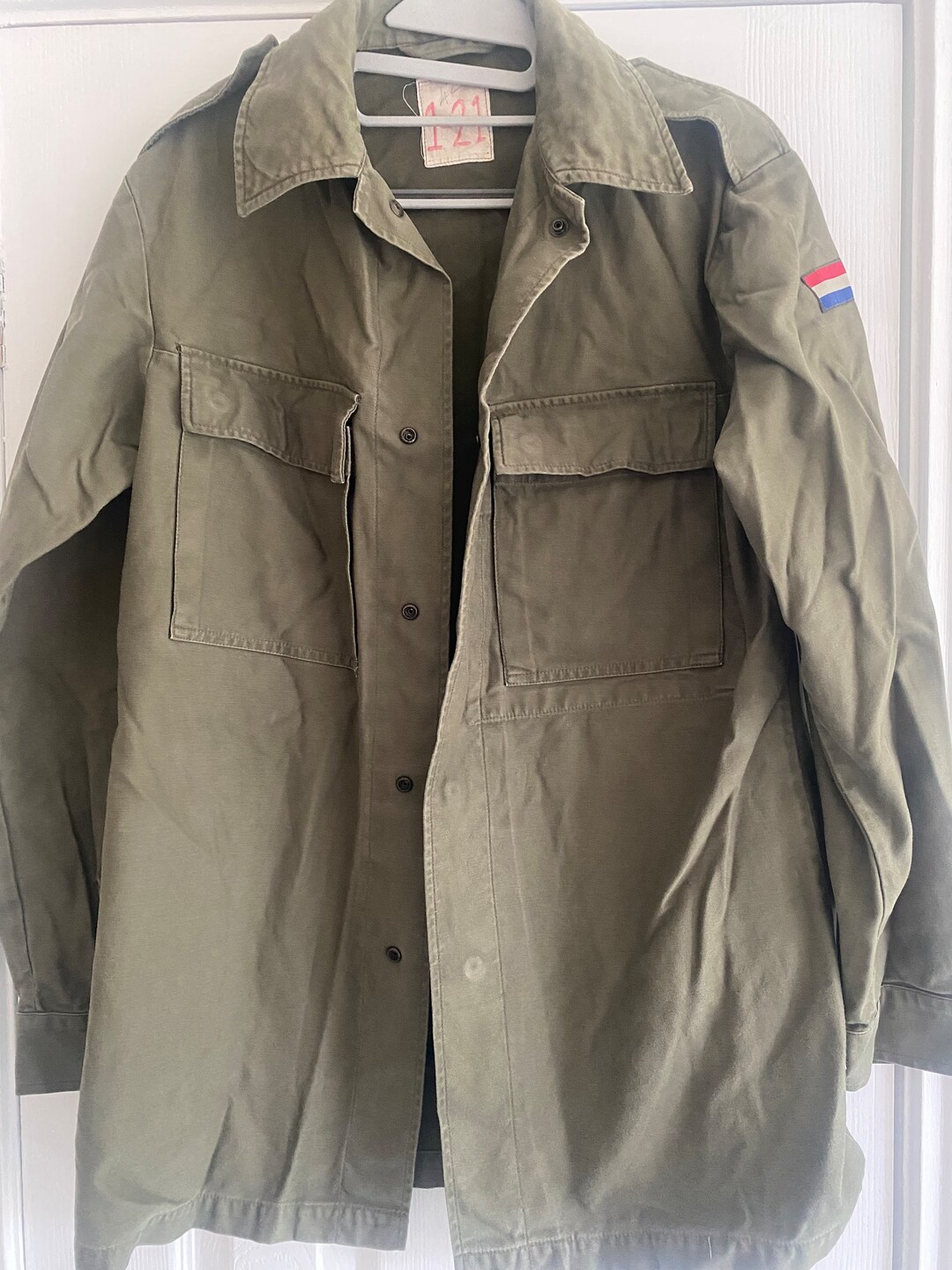 Vintage Dutch Army Military Shirt SIZE MEDIUM - Etsy