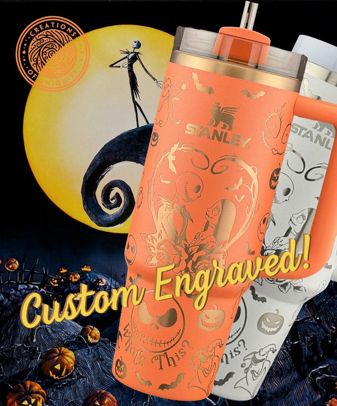 Nightmare Before Christmas Theme Stanley NEW Limited Edition Pumpkin ...