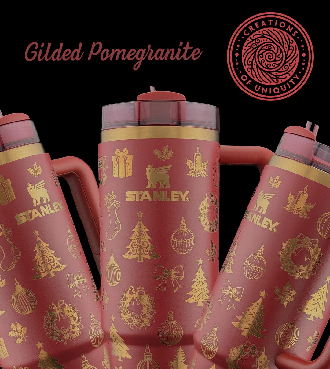 Classic Christmas Theme Stanley! - Holiday Gilded Colors - Authentic ...