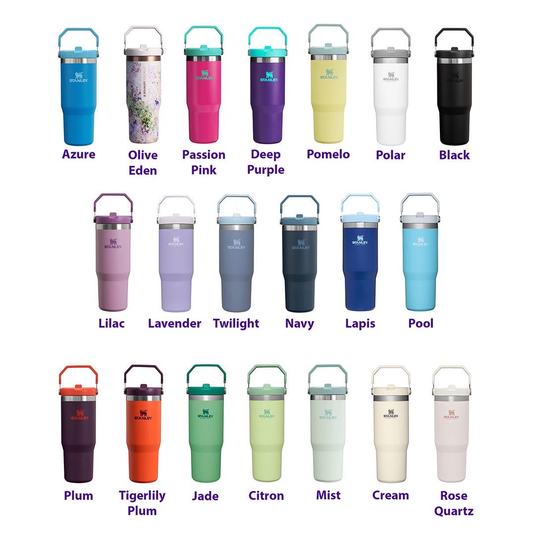 Stanley 30oz Iceflow Tumbler Custom Engraved Durable Stylish Leakproof ...