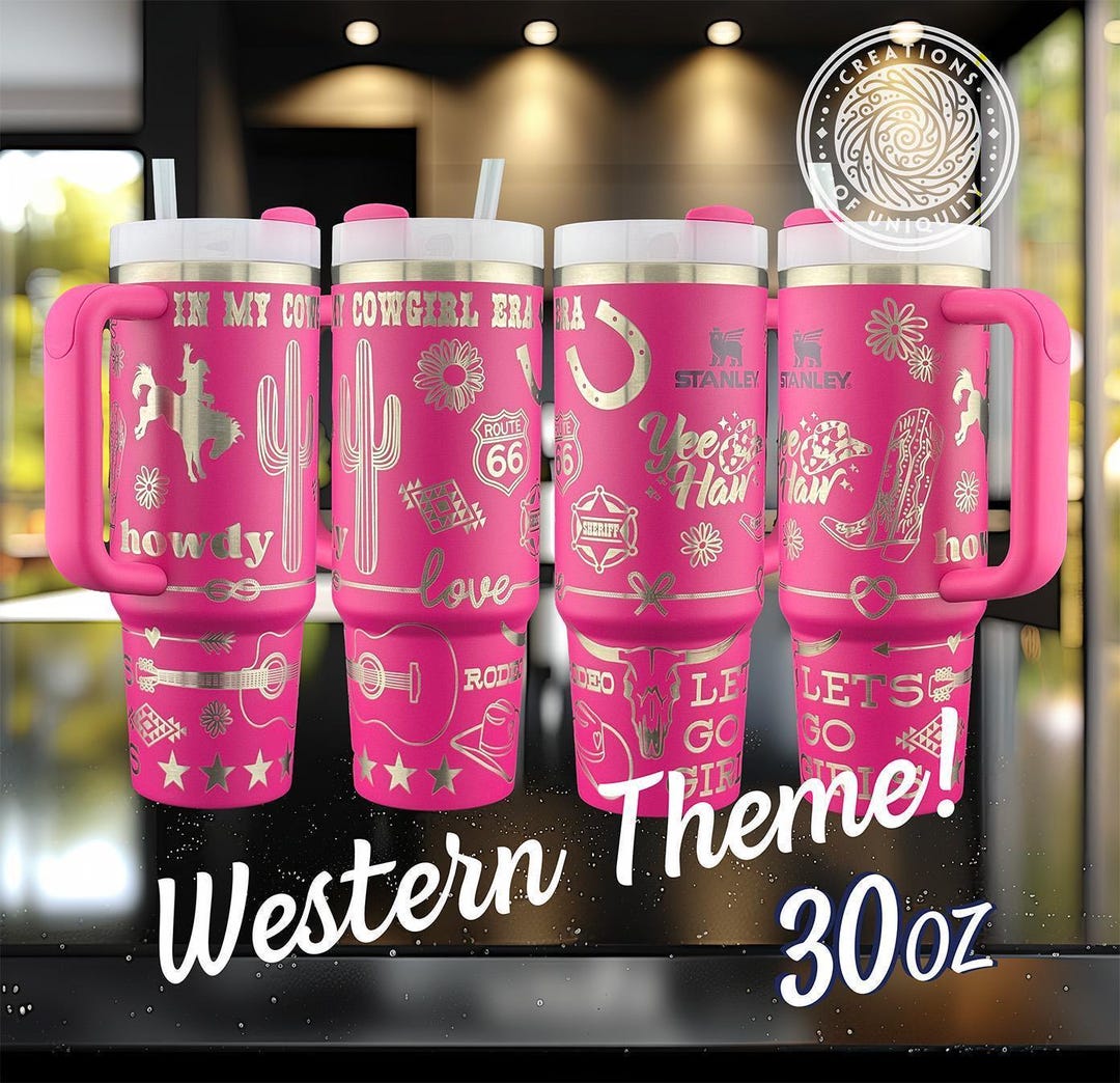 T.S. Western Stanley 30oz Quencher - Laser Engraved Tumbler - Last One ...