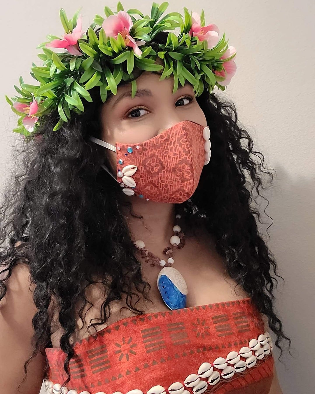 Moana Inspired Face Mask - Etsy