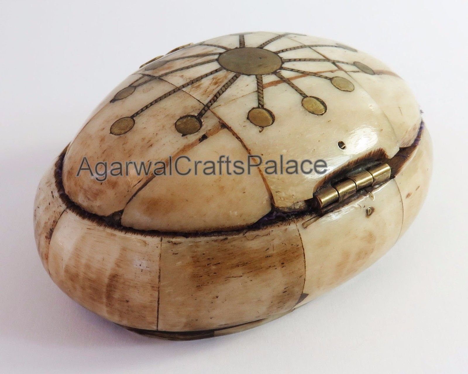 Camel Bone Trinket Jewellery Box, Oval Shape, Oval Jewellery Box, Bone ...