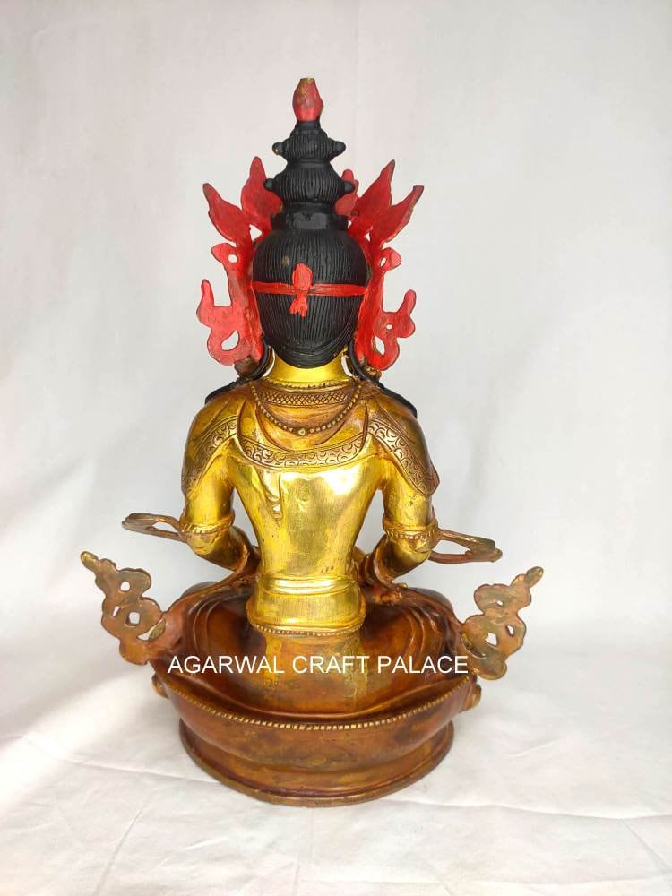 Godess Tara Statue, Bodhisattva, Buddist Deity Jetsun Dolma, Sgrol-dkar ...