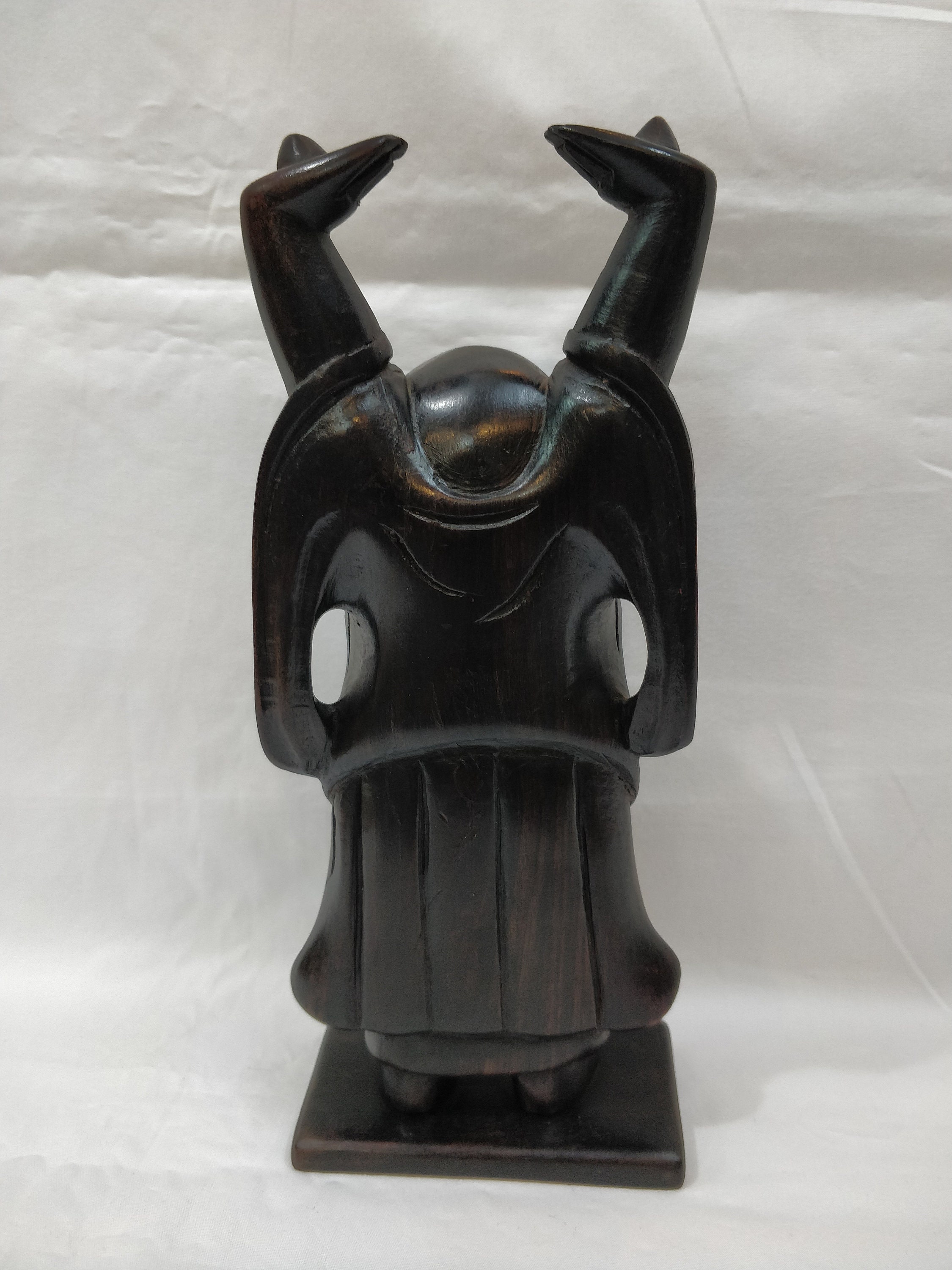 Karungali Wood Buddha, Ebony Wood Laughing Buddha, Happy Man, Happy ...