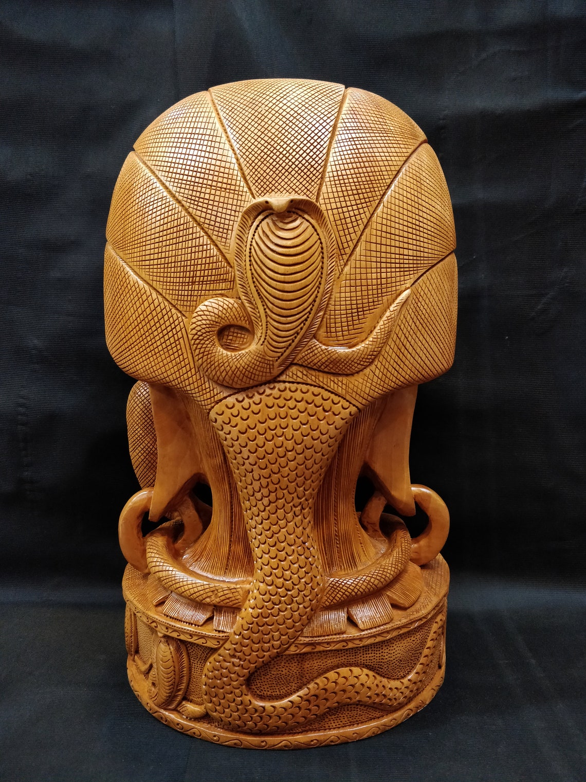 Buy Wooden Shiva, Lord Shiva Statue, Shiv, Mahadev, Wooden Carvings ...