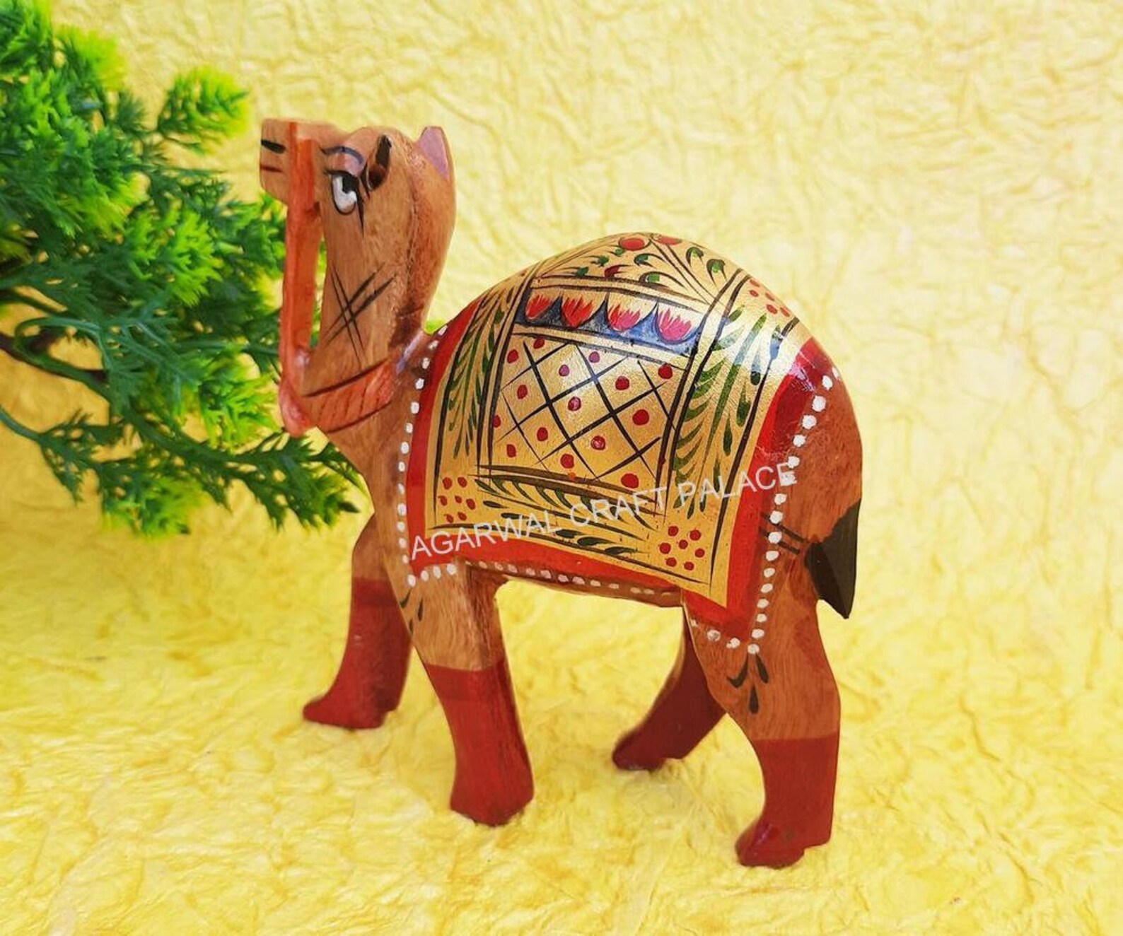 Wooden Camel Family, Camel Toy, Set of Four Handpainted Camel, Wooden ...