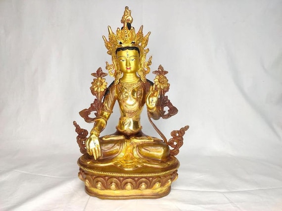 Tara Statue Tara Brass Tara Goddess Tara Tara Devi Statue - Etsy