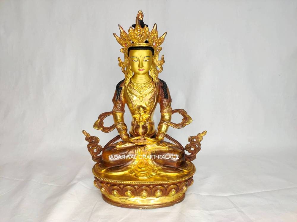 Godess Tara Statue, Bodhisattva, Buddist Deity Jetsun Dolma, Sgrol-dkar ...
