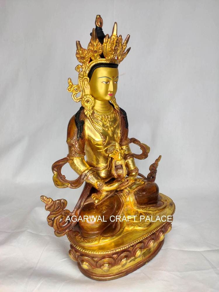 Godess Tara Statue, Bodhisattva, Buddist Deity Jetsun Dolma, Sgrol-dkar ...