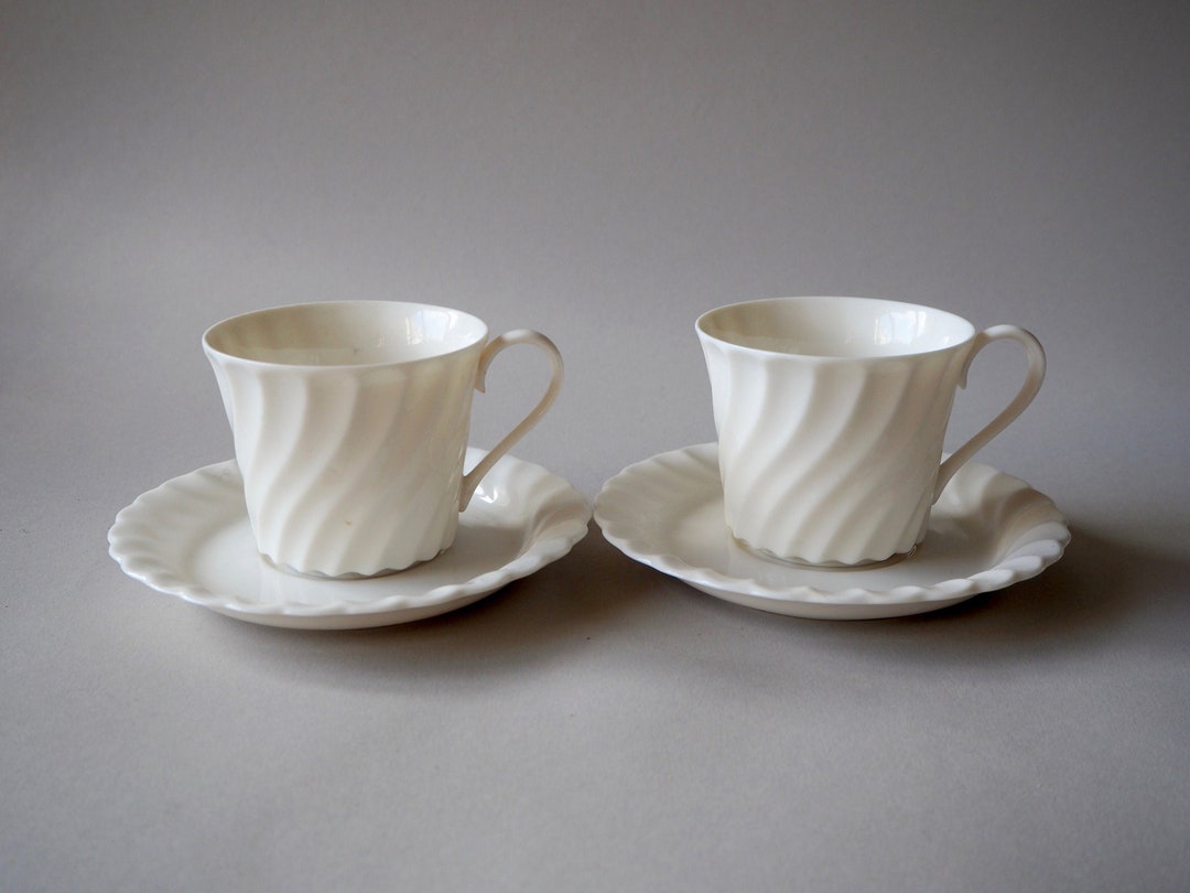 Delicate White Bone China Coffee Cups White Porcelain Coffee Cups ...