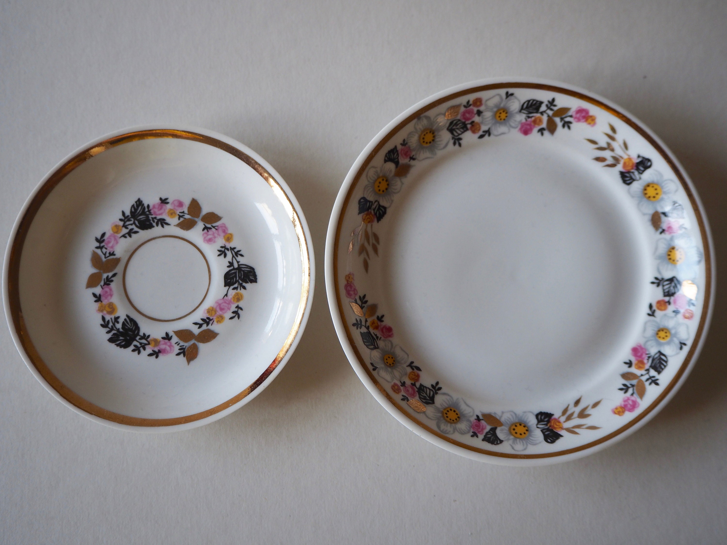 Vintage Riga Porcelain Factory RPR Coffee Set MARIANNA Thin - Etsy