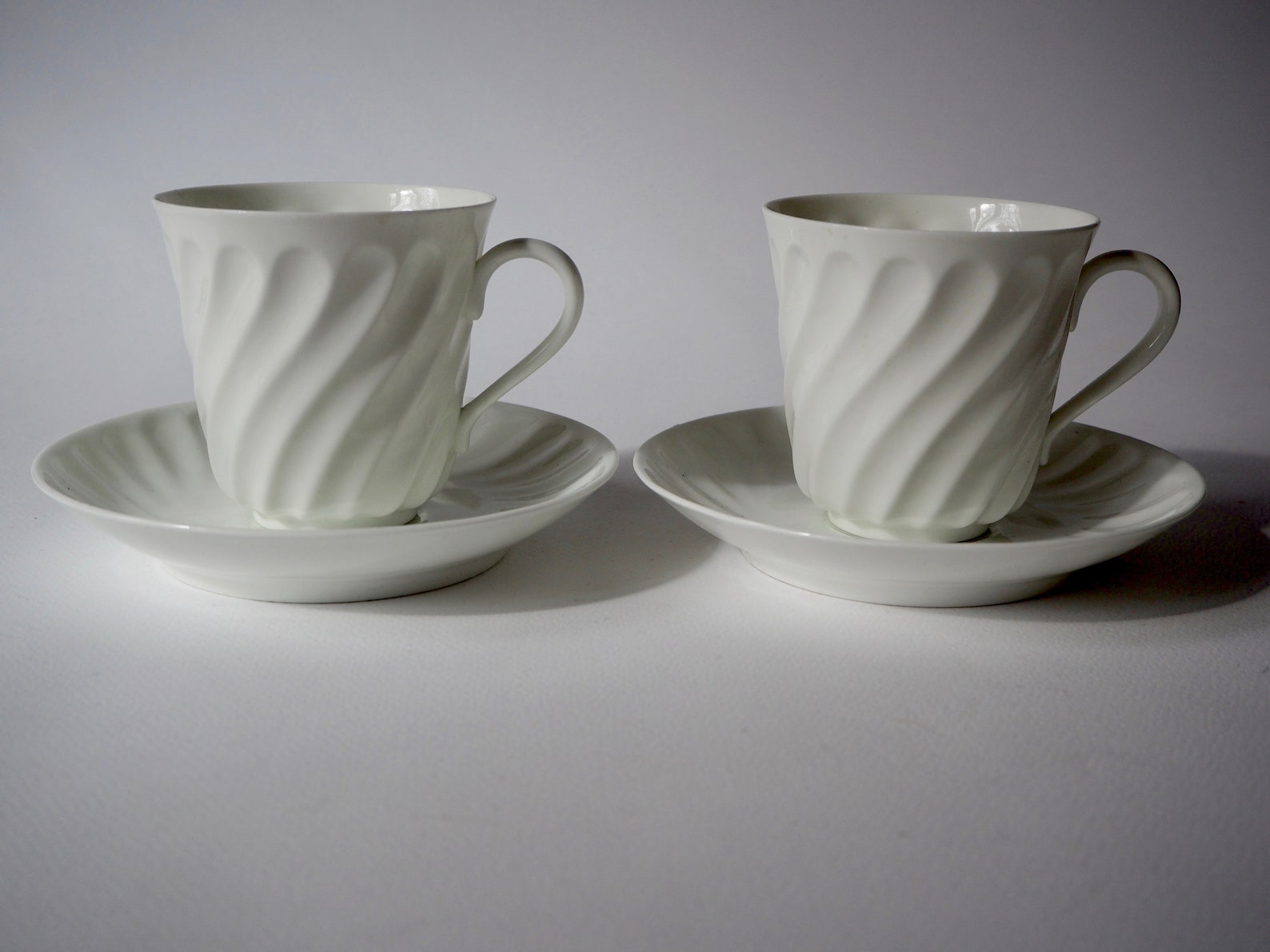 Delicate White Bone China Coffee Cups Made in Lomonosov - Etsy