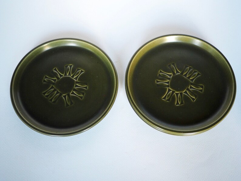 Set of 3 Swedish Vintage Cake /salad Plates Scandinavian Ceramics ...