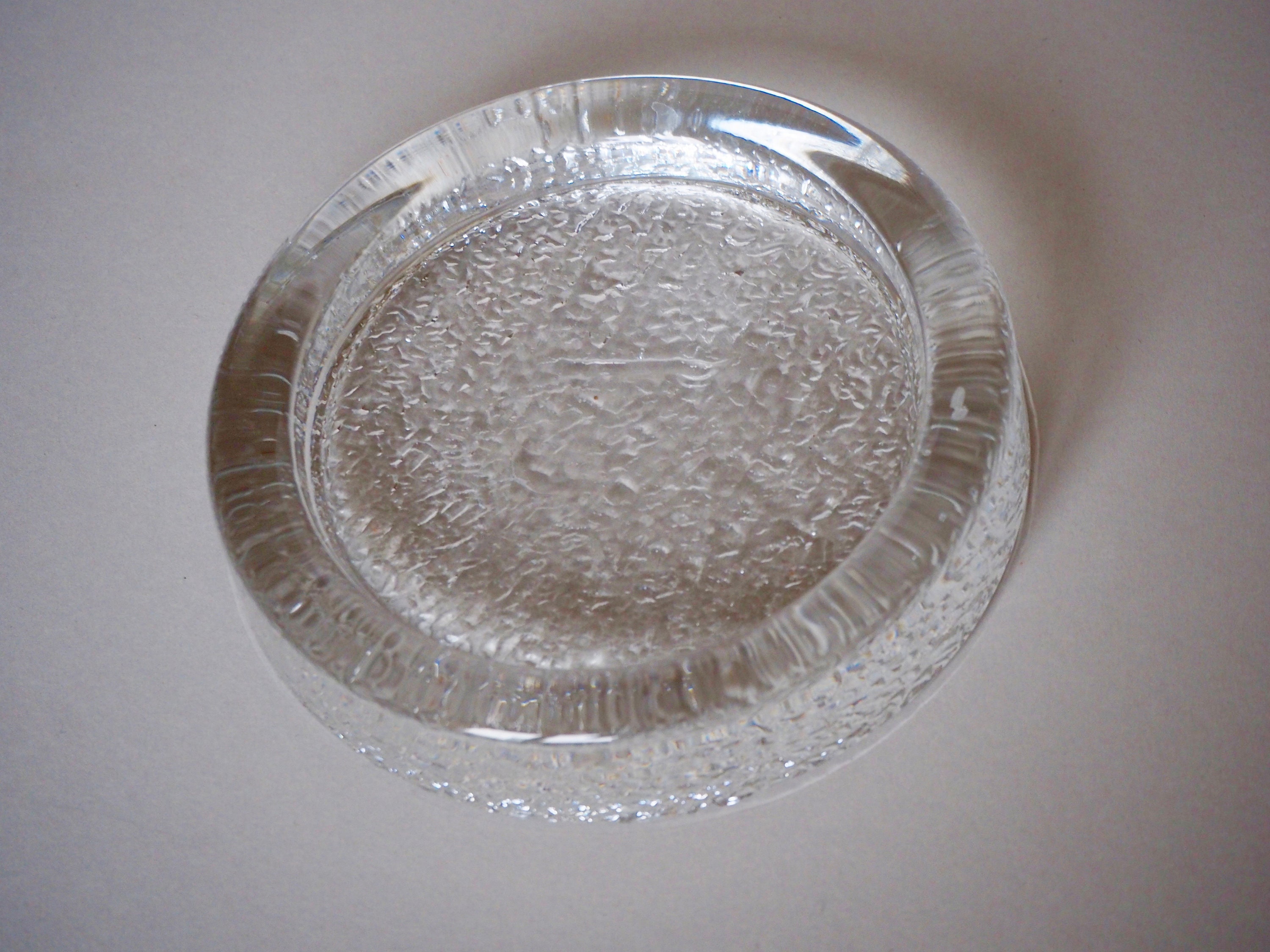 Finnish Design Iittala Visa Ashtray Designed by Timo Sarpaneva 1970s ...
