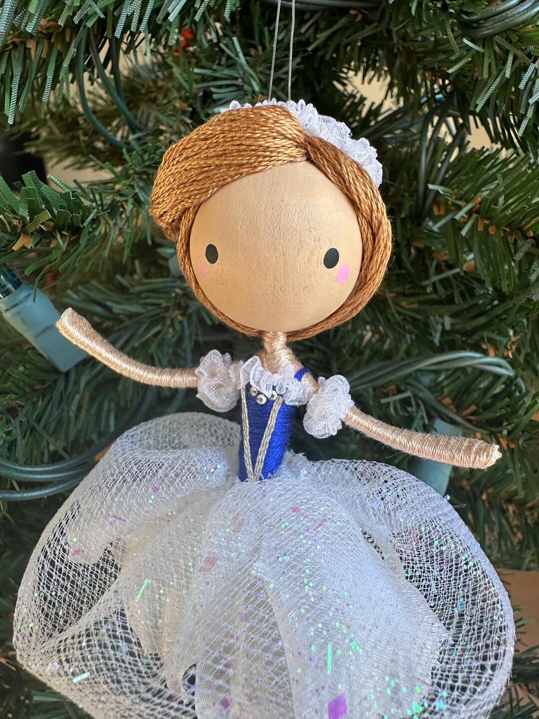 For JOY F. - CUSTOM - Bon Bon Princess Nutcracker Ornament - Etsy